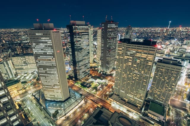 Tokyo Metropolitan Government Building South and North Observation ...