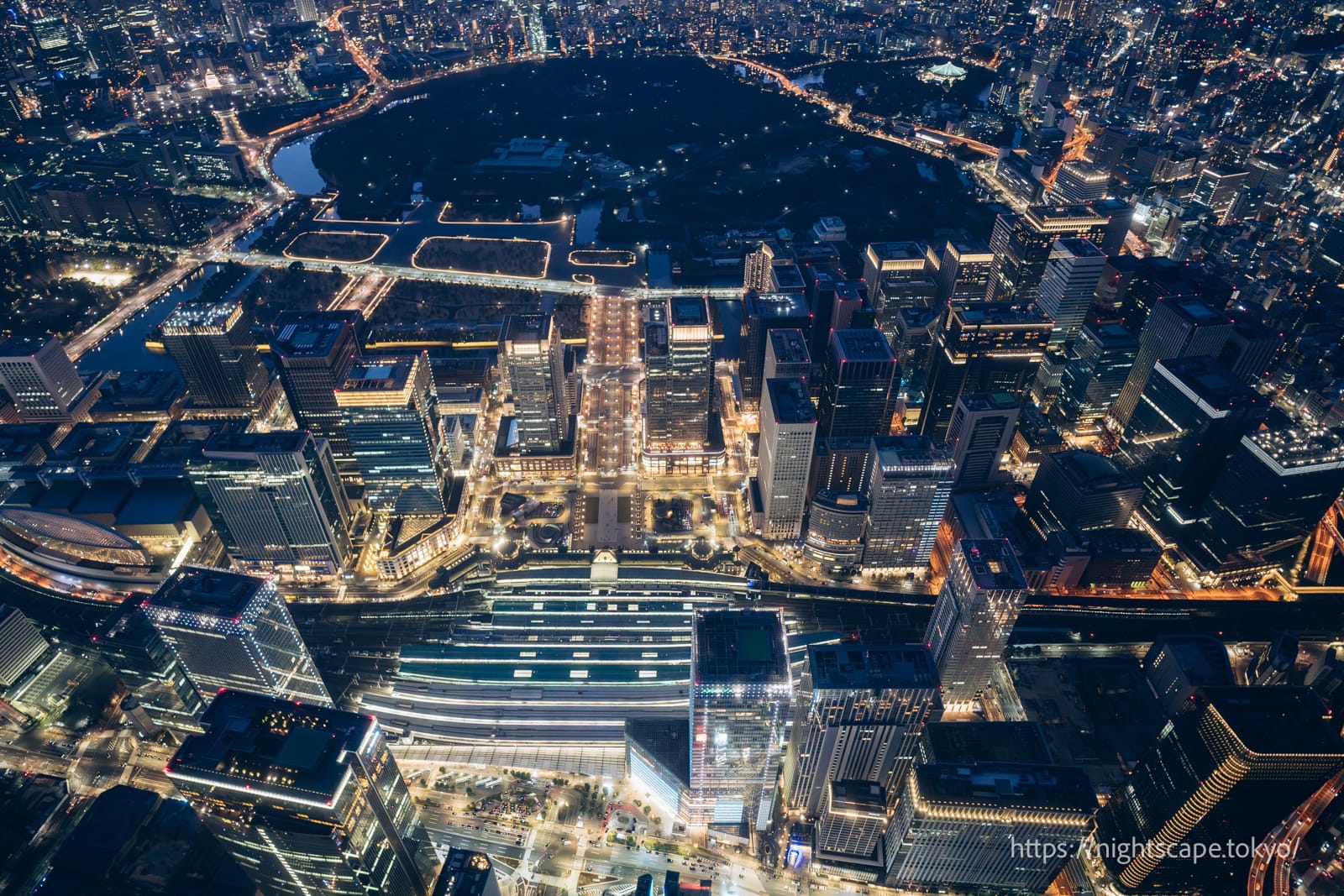 AIROS Skyview helicopter tour of the Tokyo nightscape.